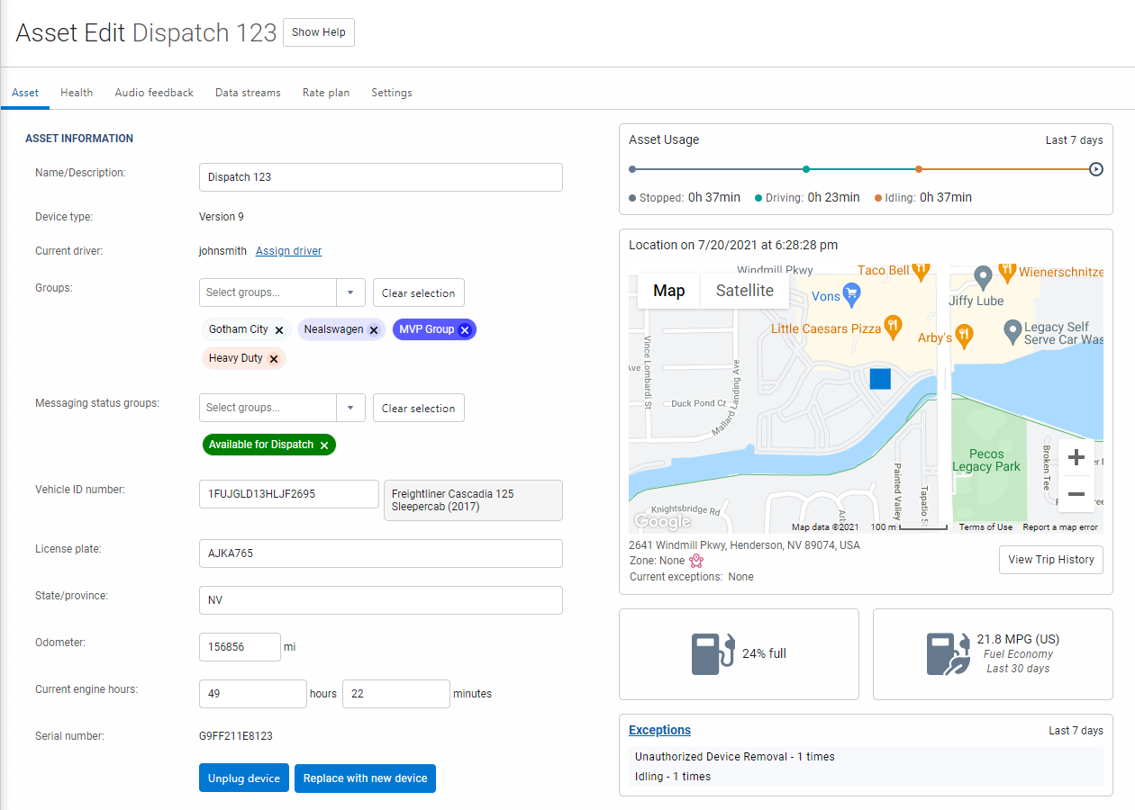 What’s new in MyGeotab — Version 2103 | Geotab