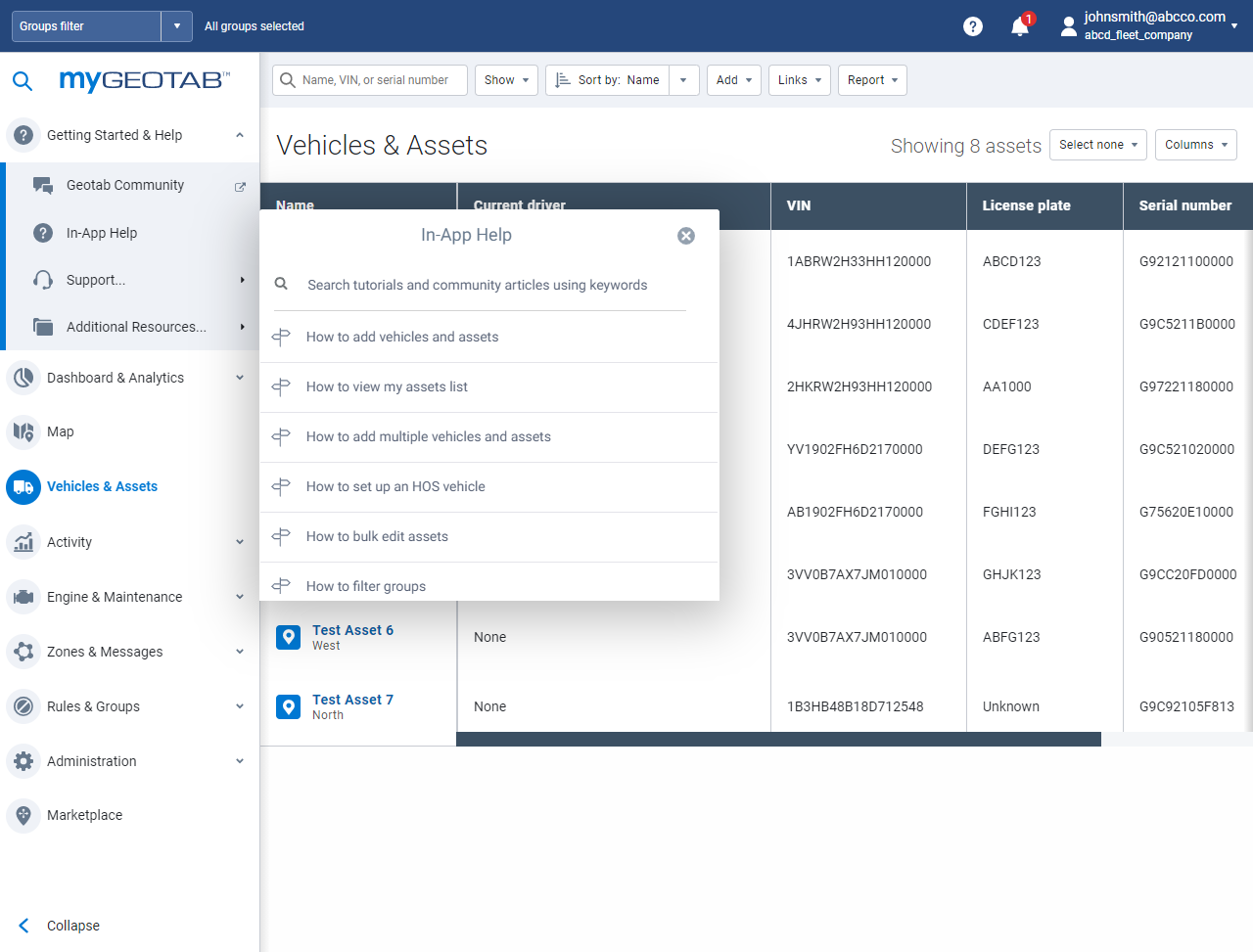 What’s new in MyGeotab — Version 2103 | Geotab