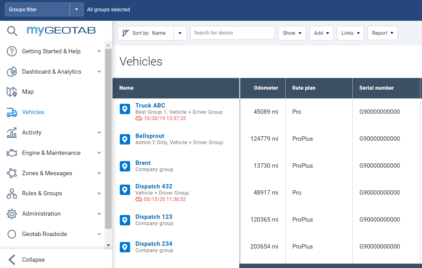 What’s new in MyGeotab — Version 2004 | Geotab