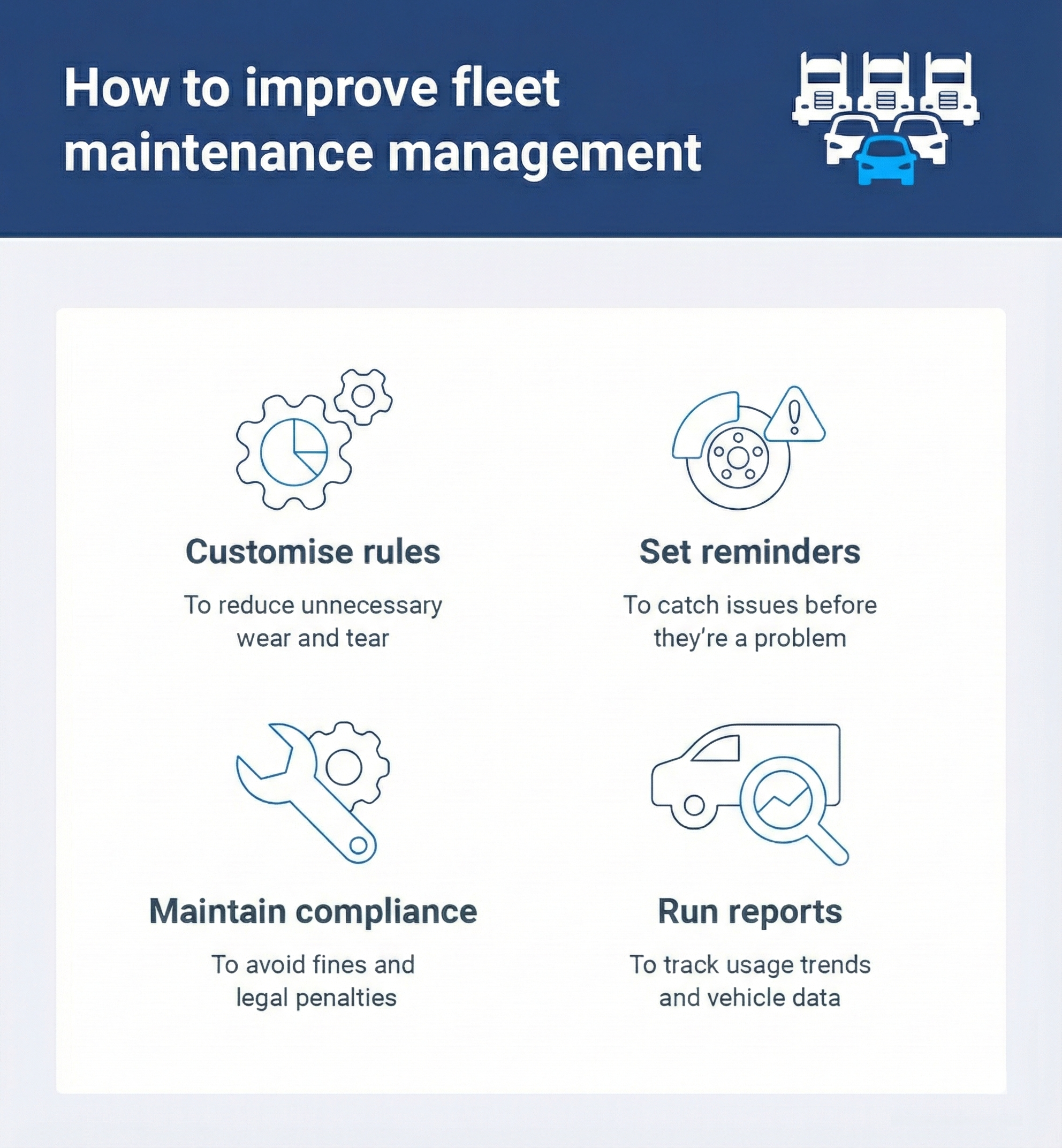 What is fleet maintenance? [Benefits + checklist] | Geotab
