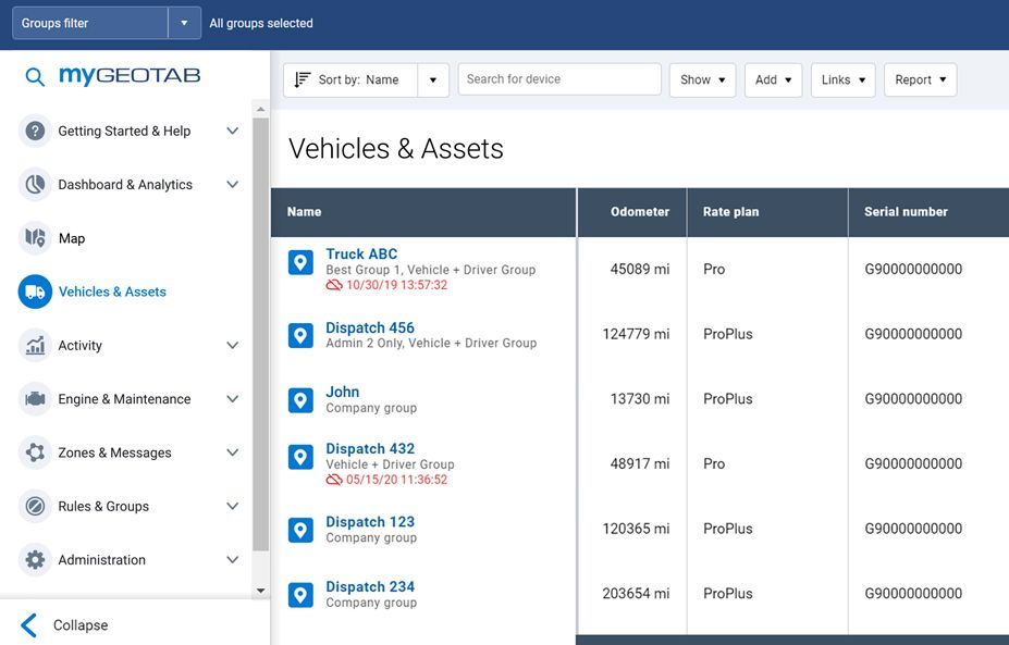 Announcing the new MyGeotab user interface | Geotab