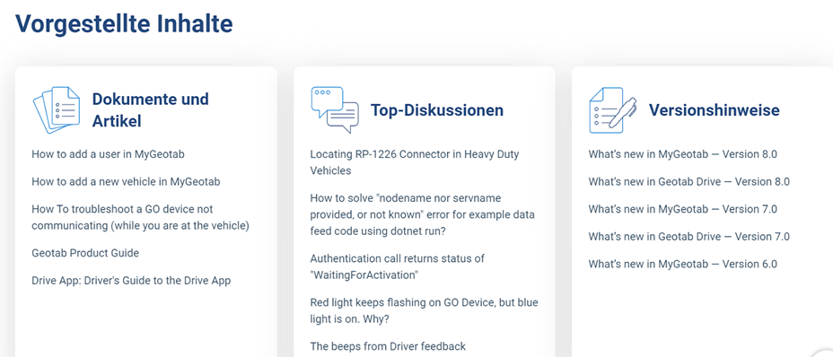 Support Center | Geotab
