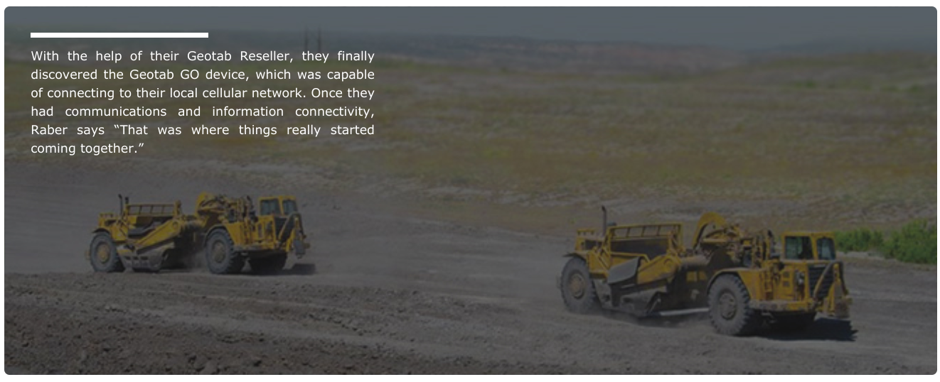 Minerals Technologies, Achieving Top Productivity | Geotab