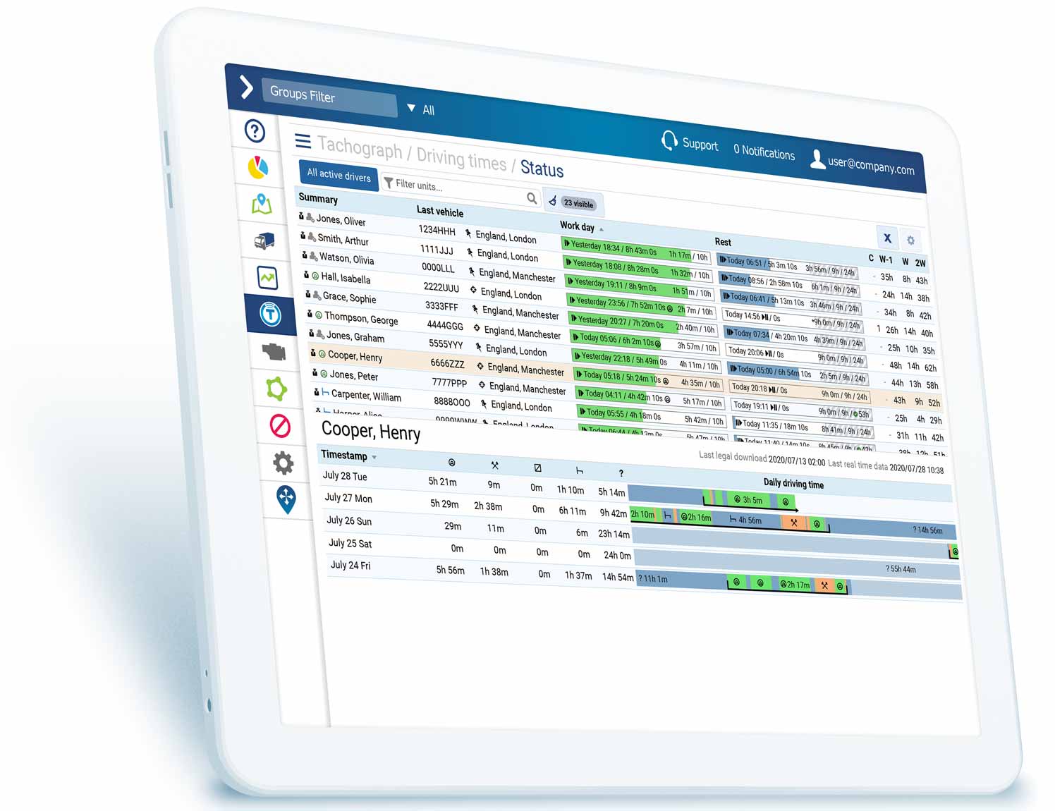 Truck Fleet Management | HGV Telematics Solutions | Geotab